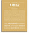 Amira | Name Art Print – Name Stories