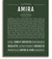 Amira | Name Art Print – Name Stories