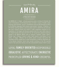 Amira | Name Art Print – Name Stories