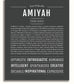 Amiyah | Name Art Print – Name Stories