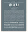 Amiyah | Name Art Print – Name Stories