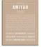 Amiyah | Name Art Print – Name Stories