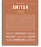 Amiyah | Name Art Print – Name Stories