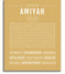 Amiyah | Name Art Print – Name Stories