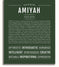 Amiyah | Name Art Print – Name Stories