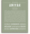 Amiyah Personalized Name Meaning Art Prints – Name Stories