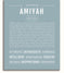 Amiyah | Name Art Print – Name Stories