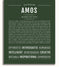 Amos | Name Art Print – Name Stories