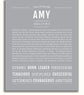 Amy Personalized Name Meaning Art Prints – Name Stories
