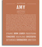 Amy | Name Art Print – Name Stories