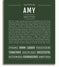 Amy | Name Art Print – Name Stories