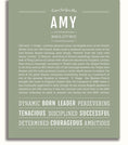 Amy | Name Art Print – Name Stories