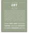 Amy | Name Art Print – Name Stories