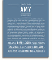 Amy | Name Art Print – Name Stories