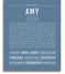 Amy | Name Art Print – Name Stories