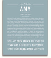 Amy | Name Art Print – Name Stories