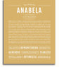 Anabela | Name Art Print – Name Stories
