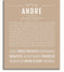Andre | Name Art Print – Name Stories