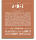 Andre | Name Art Print – Name Stories