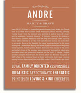 Andre | Name Art Print – Name Stories