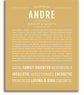 Andre | Name Art Print – Name Stories