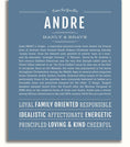Andre | Name Art Print – Name Stories
