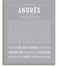 Andres | Name Art Print - Personalized Custom Gifts – Name Stories
