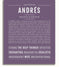 Andres | Name Art Print - Personalized Custom Gifts – Name Stories