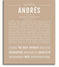 Andres | Name Art Print - Personalized Custom Gifts – Name Stories