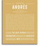 Andres | Name Art Print – Name Stories