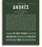 Andres | Name Art Print – Name Stories