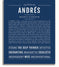 Andres | Name Art Print – Name Stories
