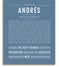 Andres | Name Art Print – Name Stories