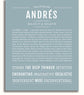 Andres | Name Art Print – Name Stories