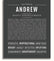 Andrew | Name Art Print – Name Stories