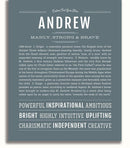 Andrew | Name Art Print – Name Stories