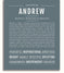 Andrew Personalized Name Meaning Art Prints – Name Stories