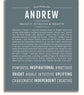 Andrew Personalized Name Meaning Art Prints – Name Stories