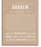 Andrew | Name Art Print – Name Stories
