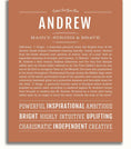 Andrew | Name Art Print – Name Stories