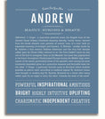 Andrew | Name Art Print – Name Stories