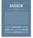 Andrew | Name Art Print – Name Stories