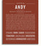 Andy | Name Art Print – Name Stories
