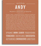 Andy | Name Art Print – Name Stories