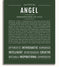 Angel (male) | Name Art Print – Name Stories