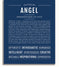 Angel (male) | Name Art Print – Name Stories