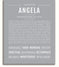 Angela Personalized Name Meaning Art Prints – Name Stories