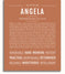 Angela | Name Art Print – Name Stories