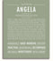 Angela | Name Art Print – Name Stories