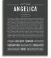 Angelica | Name Art Print – Name Stories